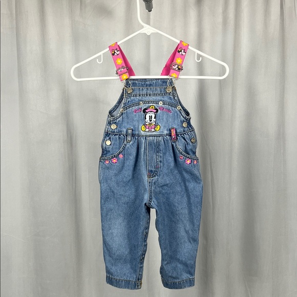 Disney | Bottoms | Vintage Disney Baby Mickey Co Baby Minnie Mouse Blue ...